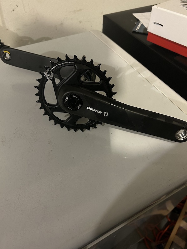 2022 SRAM X1 Eagle DUB Carbon Cranks - 175mm, 32T Chainring For Sale