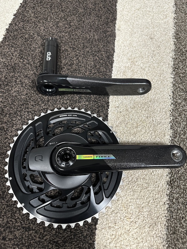 2023 Sram force axs quarq powermeter newest design 172.5mm For Sale