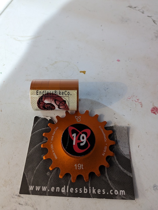 2023 New Endless Bikes 19T Cog and Spacer Kit For Sale