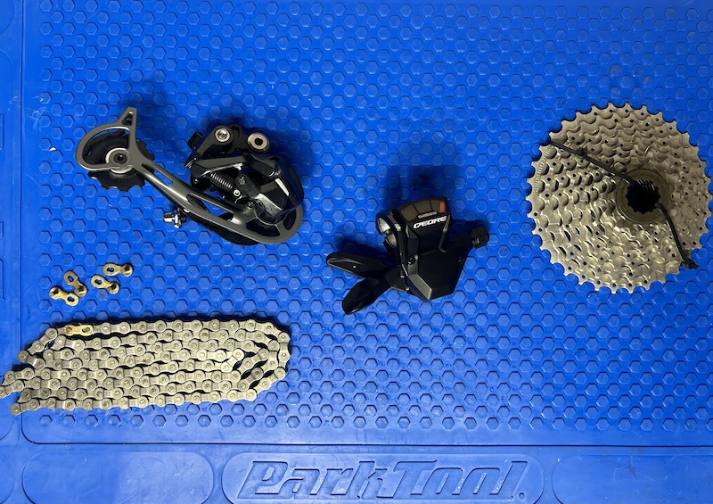 Shimano Deore, 9spd groupset - Brand new, never used For Sale