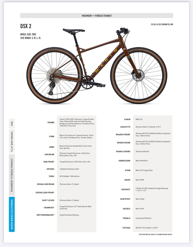 2022 Marin DSX 2 gravel bike For Sale