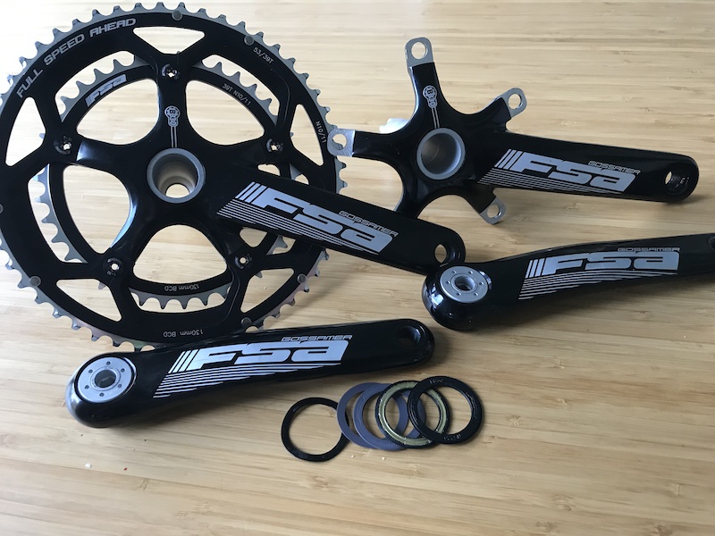 FSA Gossamer BB30 crankset 53/39 130bcd170 or 175 For Sale
