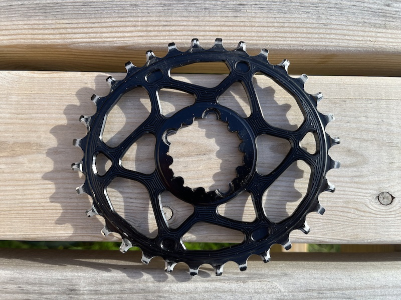 Absolute black 32T Oval Ring SRAM 3 bolt Boost For Sale