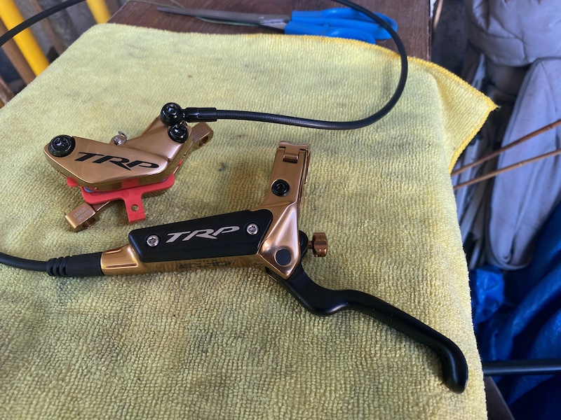 2023 TRP DH-R EVO Brake FRONT BRAKE GOLD For Sale