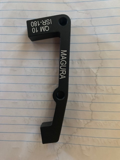 Magura Caliper adapter QM-10 (QM-41) rear IS mount 180 For Sale
