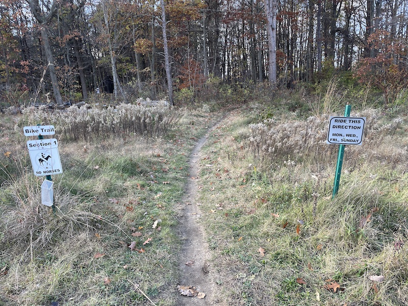 at Alma Mountain Bike Trail in Alma, Michigan, United States - photo by ...