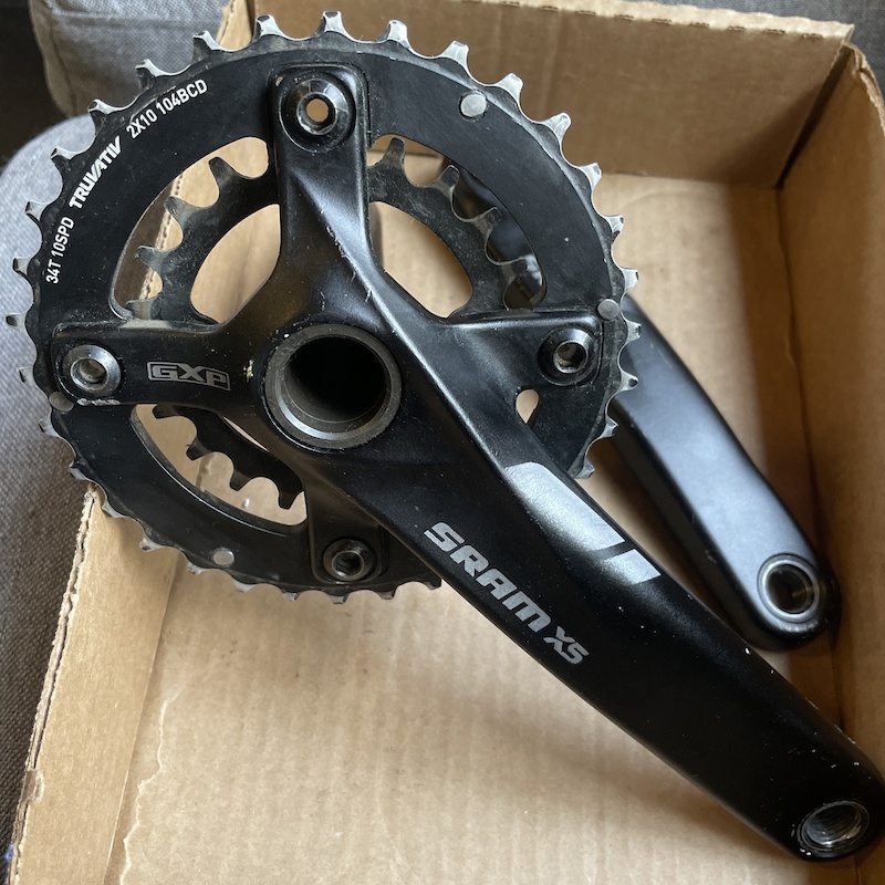 2018 170/177 Fat Bike SRAM X5 GXP 2x10 104BCD Crankset For Sale