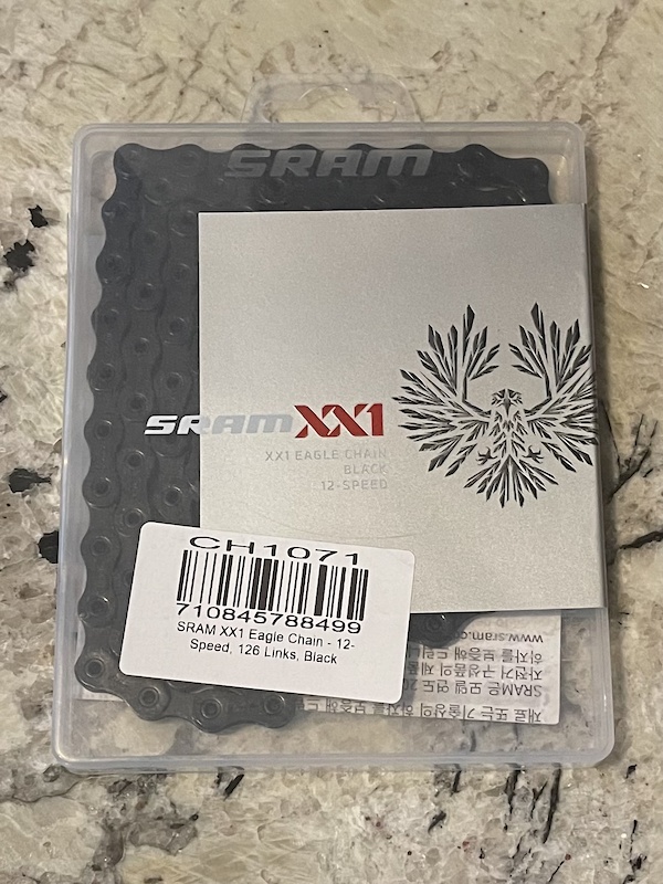 2023 NEW SRAM XX1 Eagle Chain - 12-Speed, 126 Links, Black For Sale