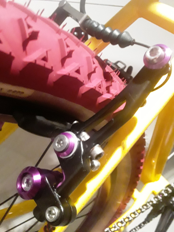 NEW Canti Brakes 3DV Purple Dress-Up Kit SHIPPED For Sale