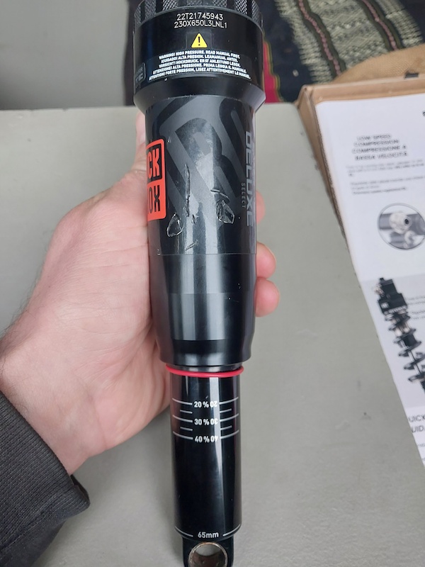 2023 Rockshox super deluxe Select air shock For Sale