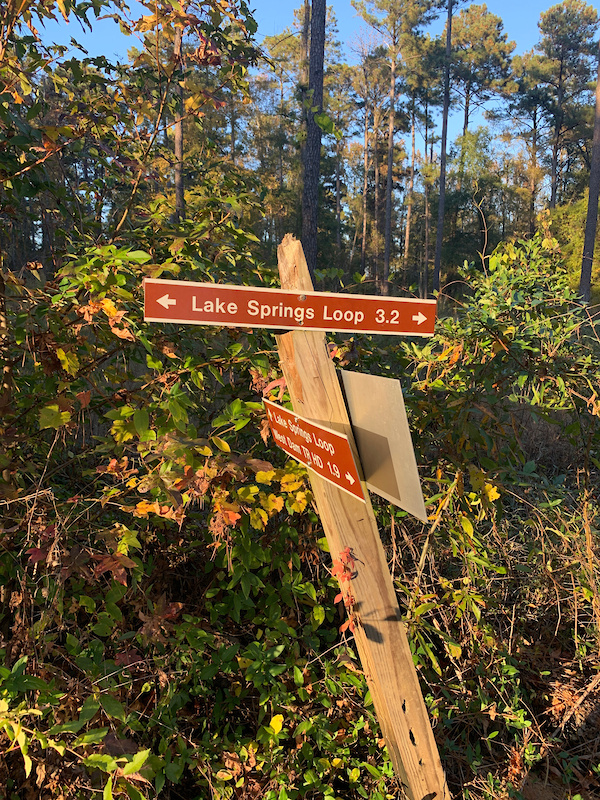 Lake Spring Loop Mountain Biking Trail - Pollards Corner