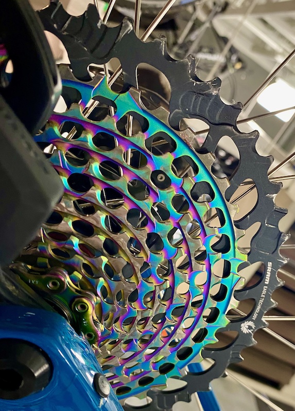 2023 SRAM XX1 AXS 12 Speed Rainbow Cassette + Chain For Sale