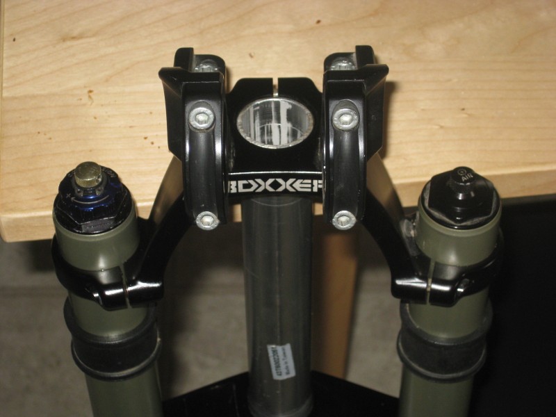 2008 Rock Shox Boxxer WC with Black lowers and e-13 direct m For Sale