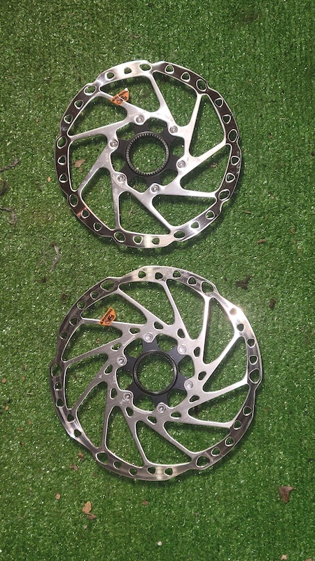 Shimano center lock rotors 203mm 180mm For Sale
