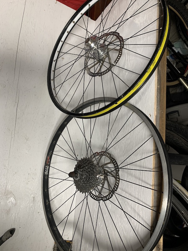 Hb hubs / sunrim rear / unknown front For Sale