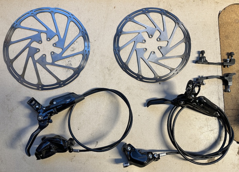 2022 SRAM CODE RSC BRAKE SET + ROTORS For Sale