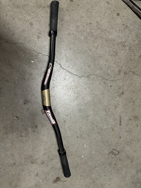 Renthal Carbon Fat Bar Lite 35 with Burgtec Stem For Sale