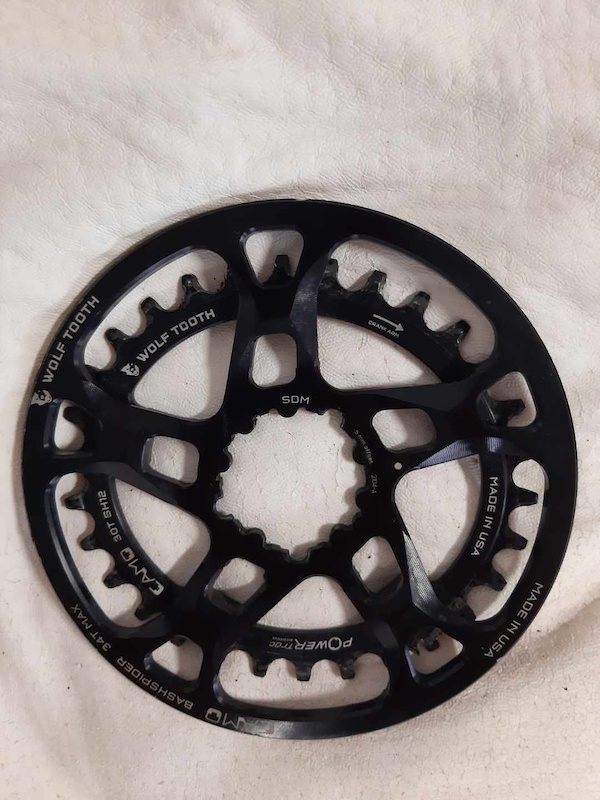 2022 Wolf Tooth Camo Bash Guard w/ 30T Oval for HG+ For Sale