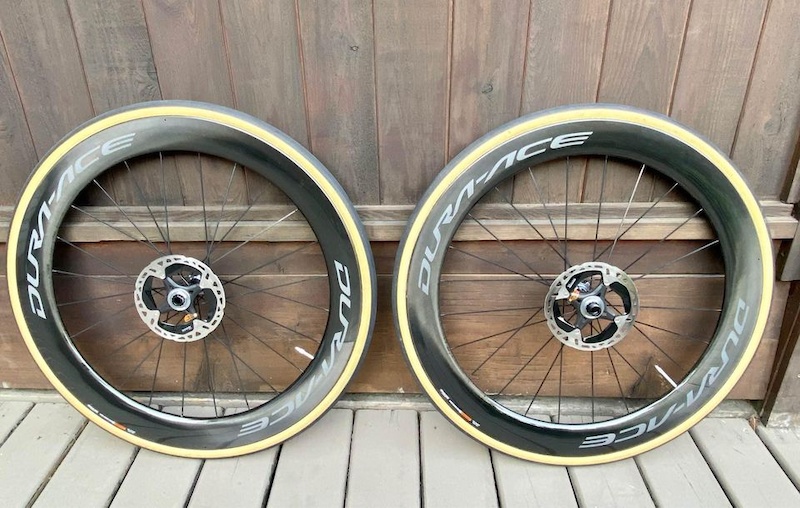 Shimano Dura Ace C60 Disc Tubular wheelset For Sale