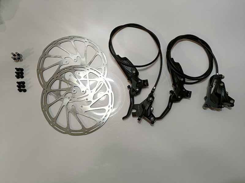 2023 Sram G2 RSC Brakeset LH/RH Brakes Rotors and Adaptors For Sale