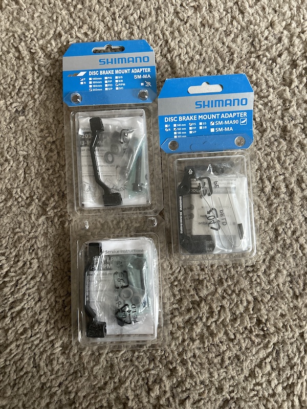 Shimano Disc Brake Mount Adapters For Sale