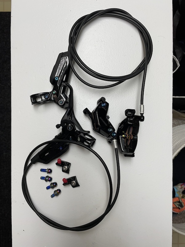 2022 SRAM Code RSC set | Rainbow | 200/180 HS2 Rotors For Sale