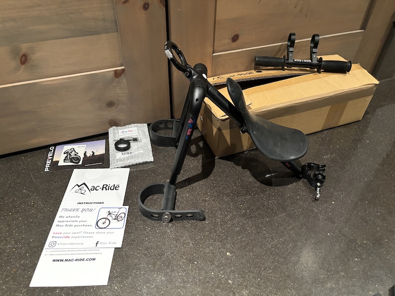 2023 Mac Ride Child Bike Seat & Shotgun Handlebars For Sale