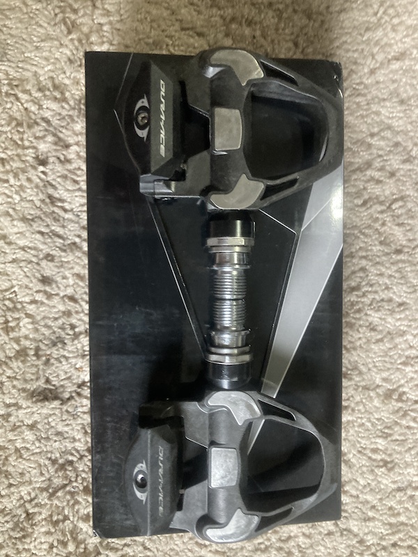 2022 Shimano Dura Ace R9100 pedals +4mm axle For Sale