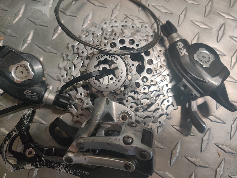 SRAM X9 9 speed drivetrain For Sale