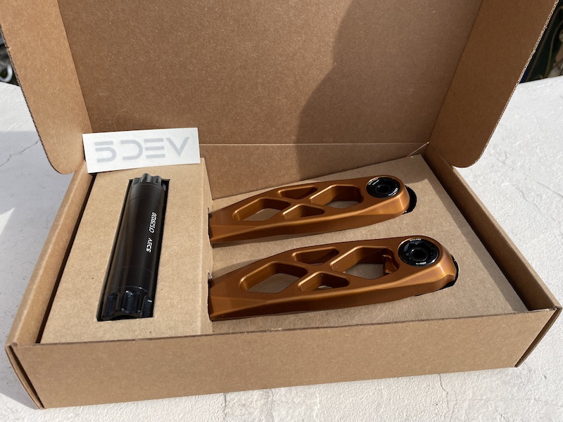 2023 Brand new KASH 5dev Trail/Enduro crankset 165mm For Sale