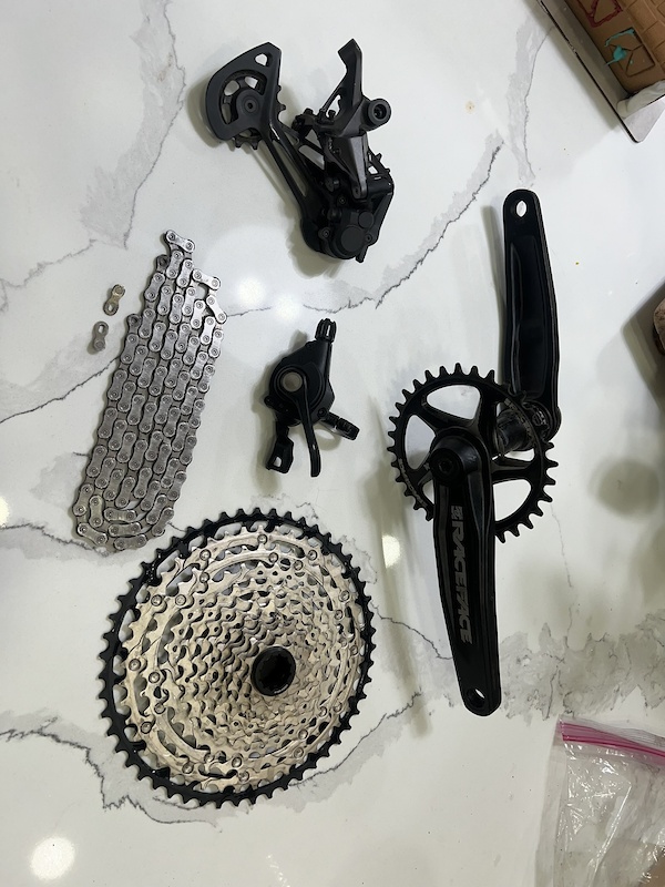2023 Shimano 12 Speed XT Groupset with Raceface Cranks For Sale