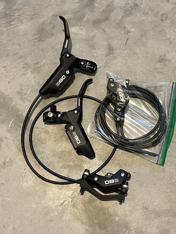 2022 Sram DB8 Brake set W/ Rotors For Sale