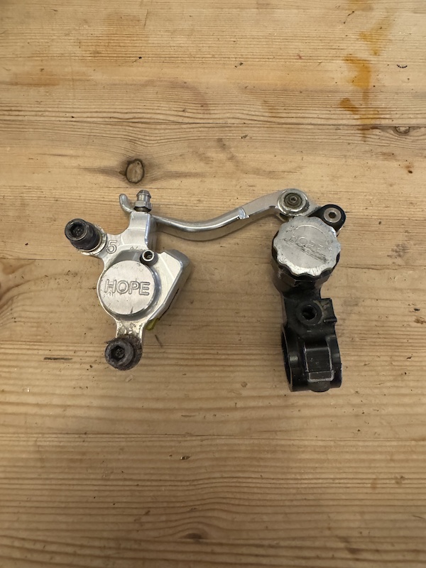 hope brake lever and caliper new pads For Sale