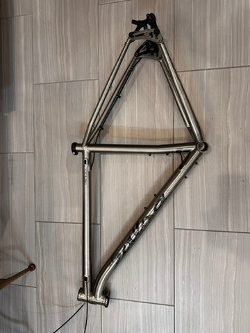 2018 Salsa Timberjack frame, Titanium, size Large For Sale