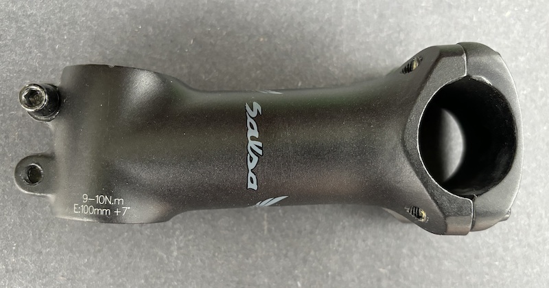 2017 Salsa Guide Stem H1601D 100mm length + 7deg. rise For Sale