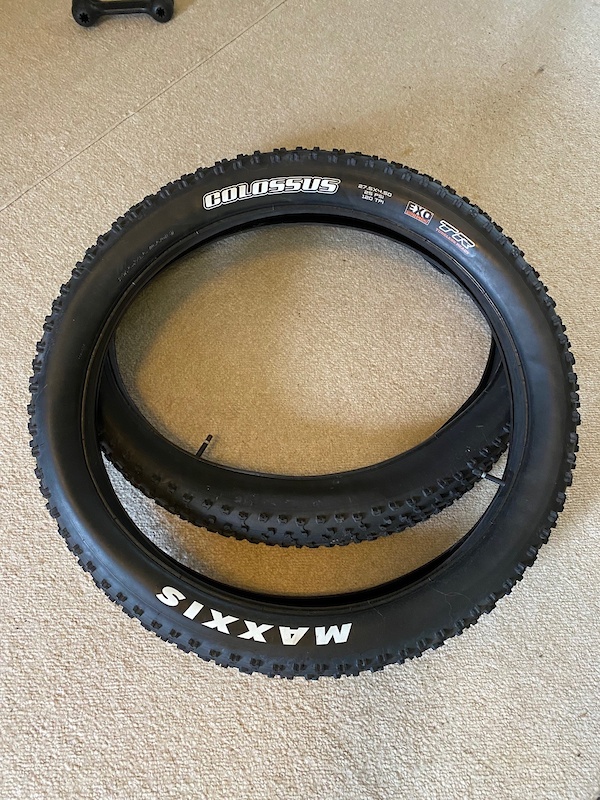 2022 Maxxis Colossus Fat Tires - 27.5 x 4.5" - Pair For Sale