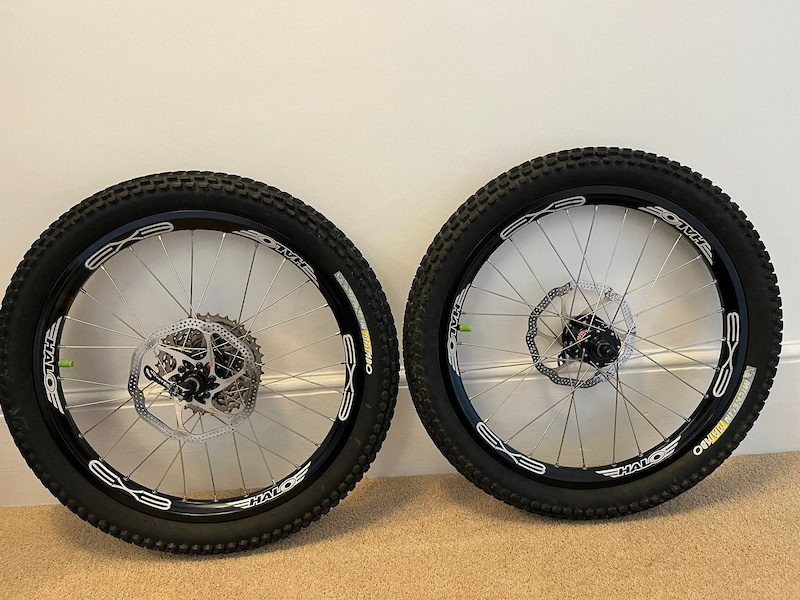 Halo EX3 rims / Novatec hubs wheel set For Sale