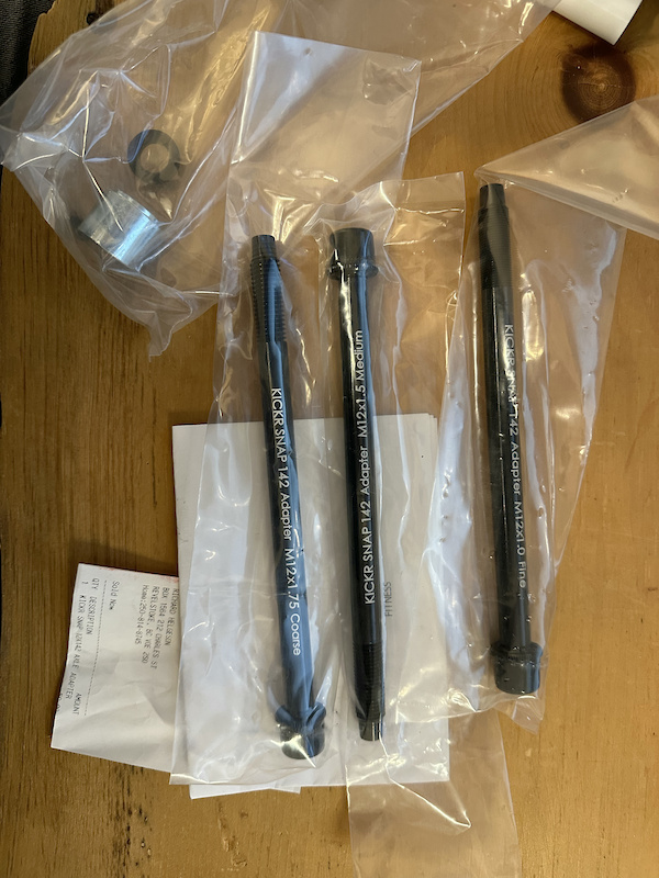 2023 Wahoo KICKR SNAP 12X142 Thru Axle Adapter × 1 For Sale