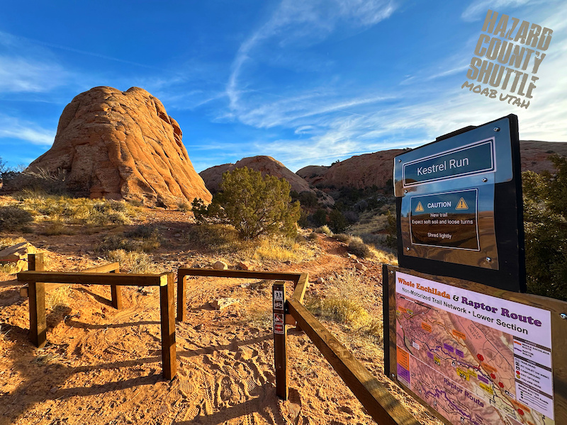 Kestrel Run Mountain Biking Trail - Moab, Utah