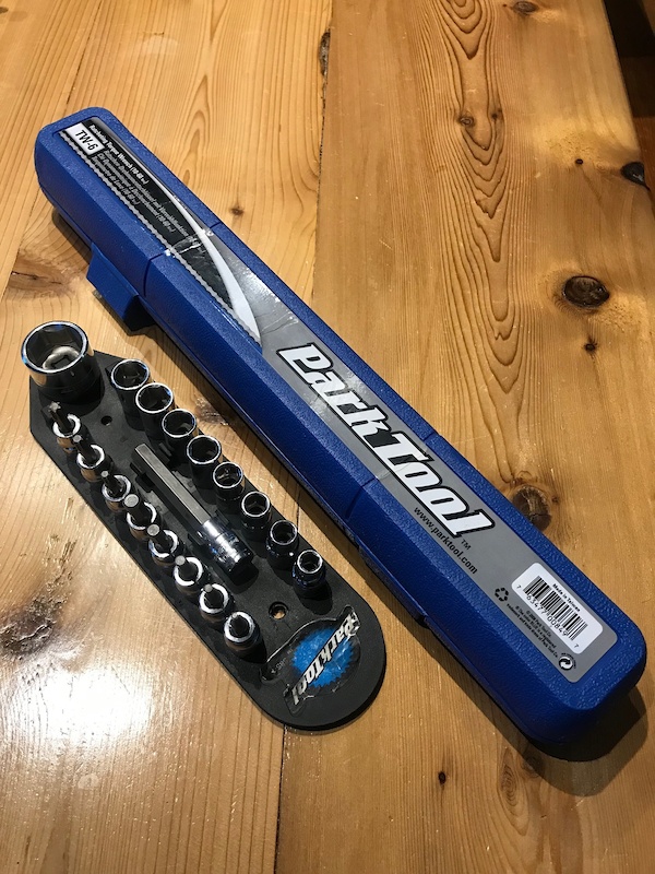 Park Tool TW-6 Torque wrench & sockets set. For Sale