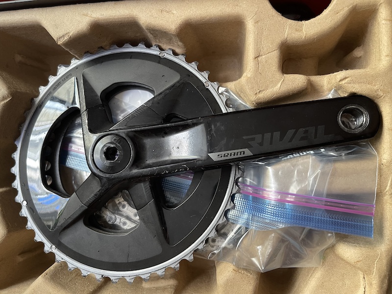 2022 SRAM rival dub AXS crankset 170mm 48/35T For Sale