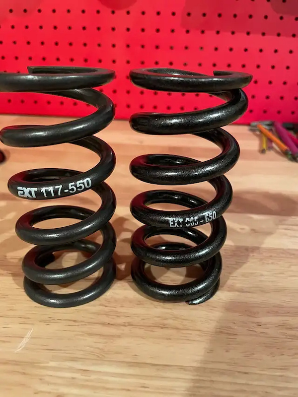 EXT Bike Coil 550 lb & 650 lb Springs For Sale
