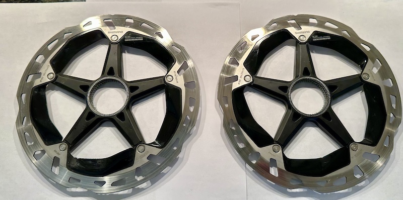 2022 2x Shimano XTR Center Lock Rotors 180mm For Sale