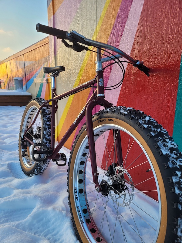 Custom Surly Pugsley Fat Bike - Large For Sale
