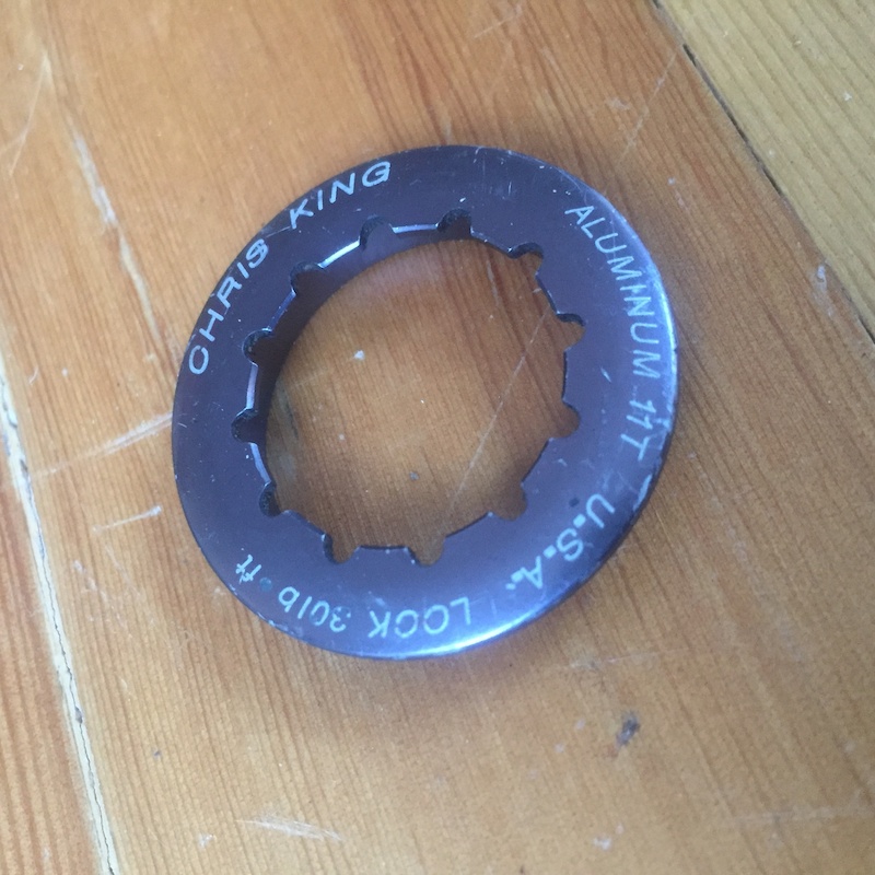 Chris King Shimano HG cassette lock ring (978) For Sale