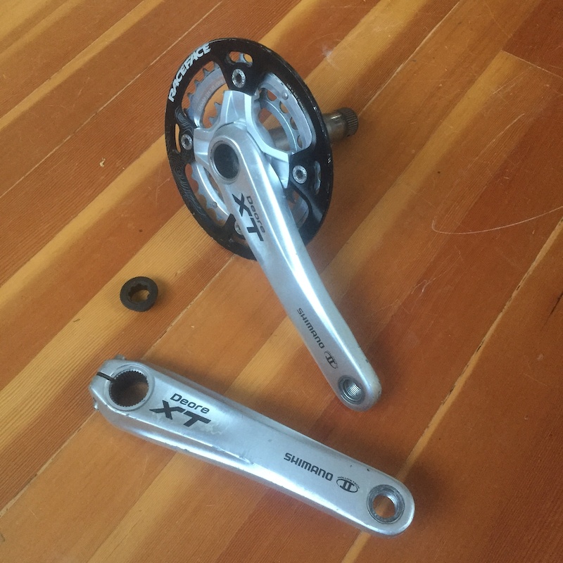 Deore XT FC-M770 170 crankset w/ RF bashguard (991) For Sale