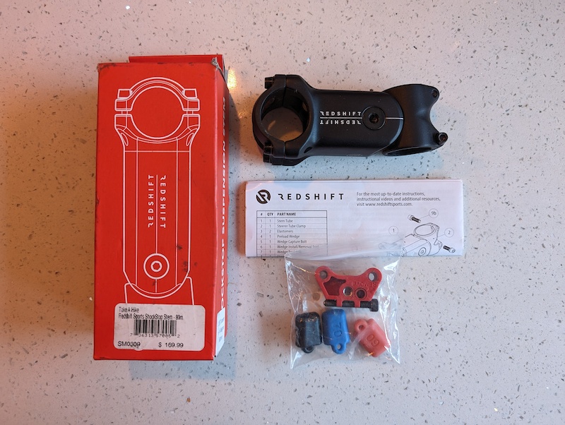2022 Redshift ShockStop Stem 80mm For Sale