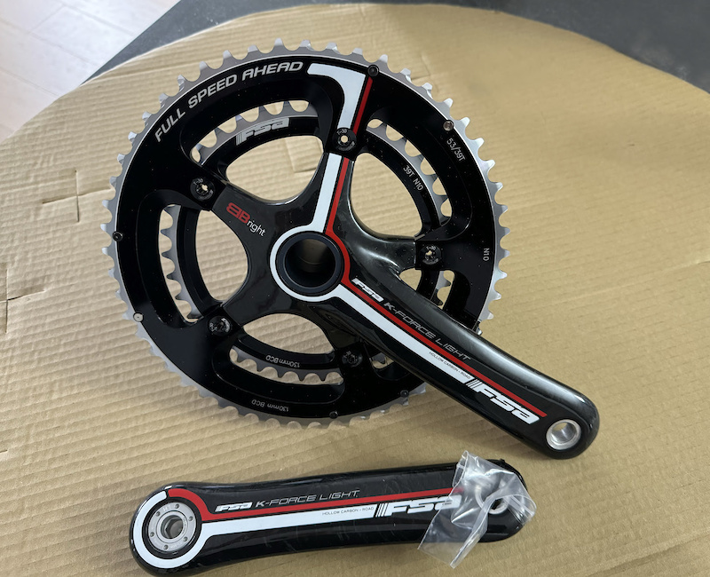 2012 FSA K-Force Light BBRight crankset - 172.5mm For Sale