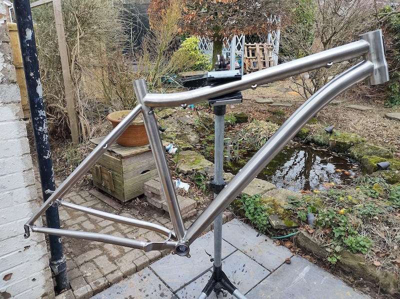 2019 Titus Fireline Evo Titanium Frame XL (cracked) For Sale