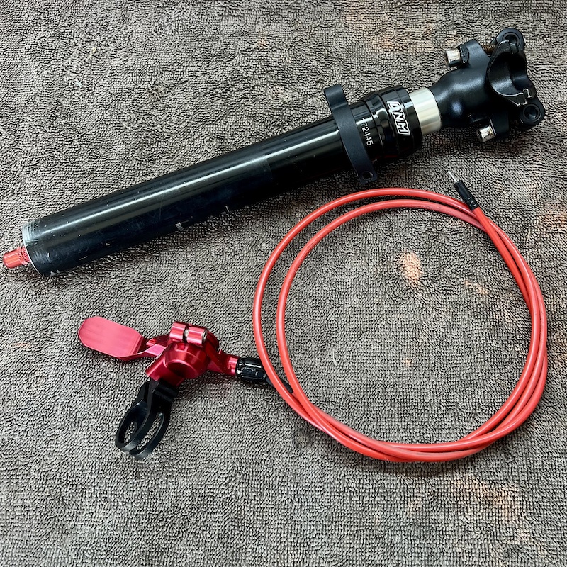 2018 31.6 diameter 100mm mechanical dropper w remote lever For Sale